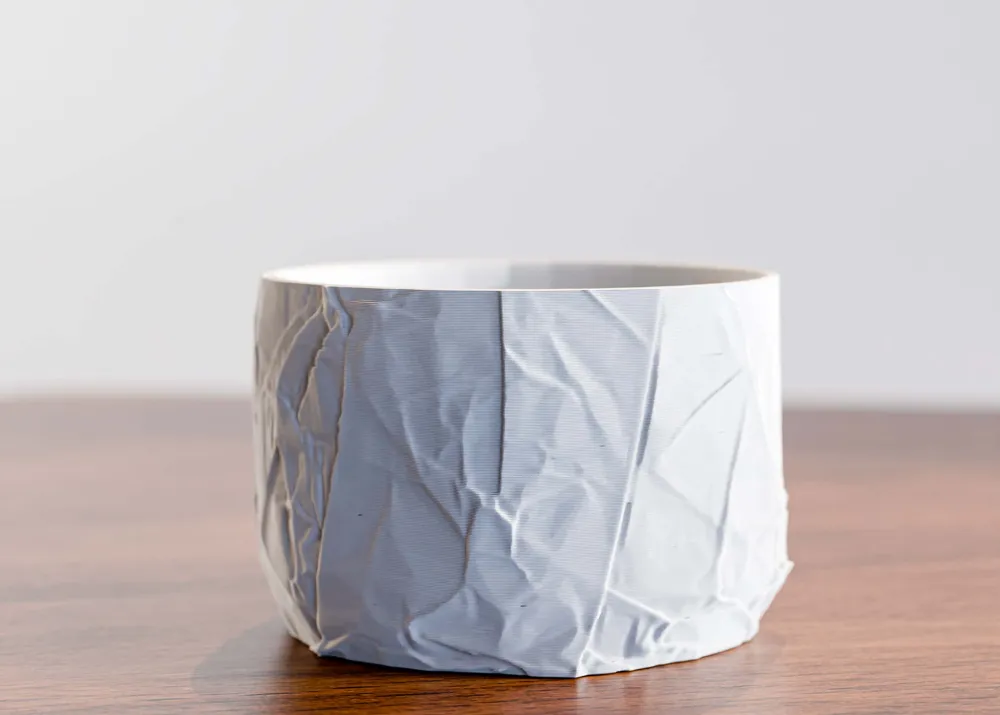 Indoor Plant Pot with Paper like Texture by Nordic Creativa MakerWorld ...
