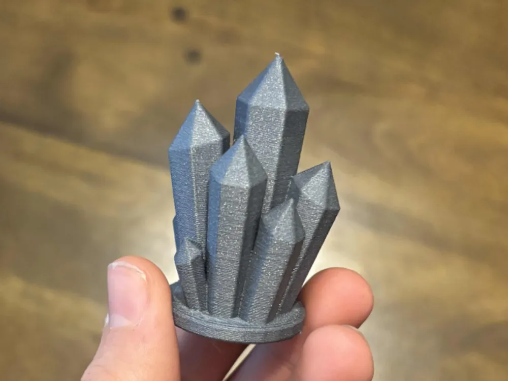 Mini Crystal for Filament Testing by LittlePotatoMan - MakerWorld