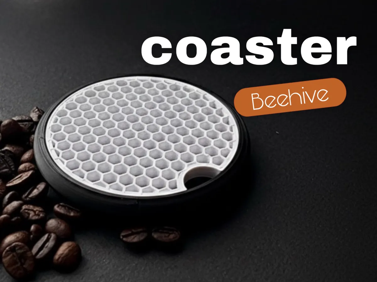 COASTER HONEYCOMB INFILL- NO AMS - Free 3D Print Model - MakerWorld