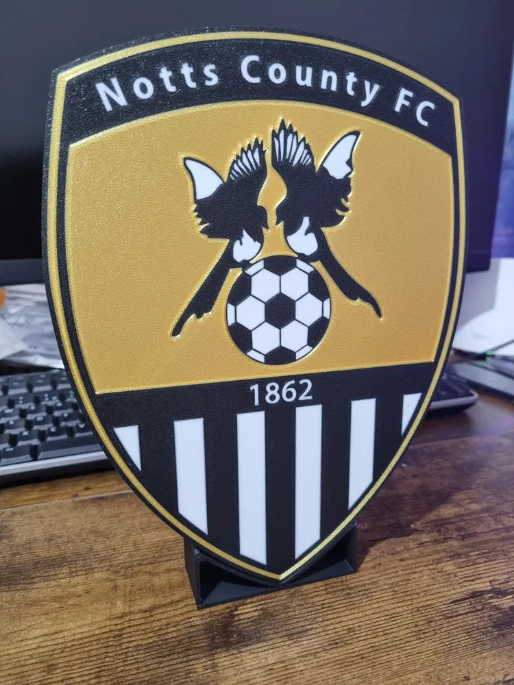 Notts County FC Light Box by cbn.3d MakerWorld: Download Free 3D Models