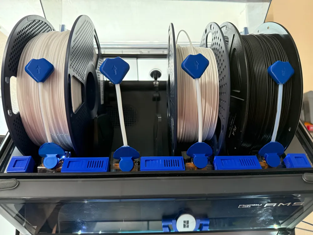 Original AMS WIDE Button + PTFE Guide Adapter - Free 3D Print Model ...