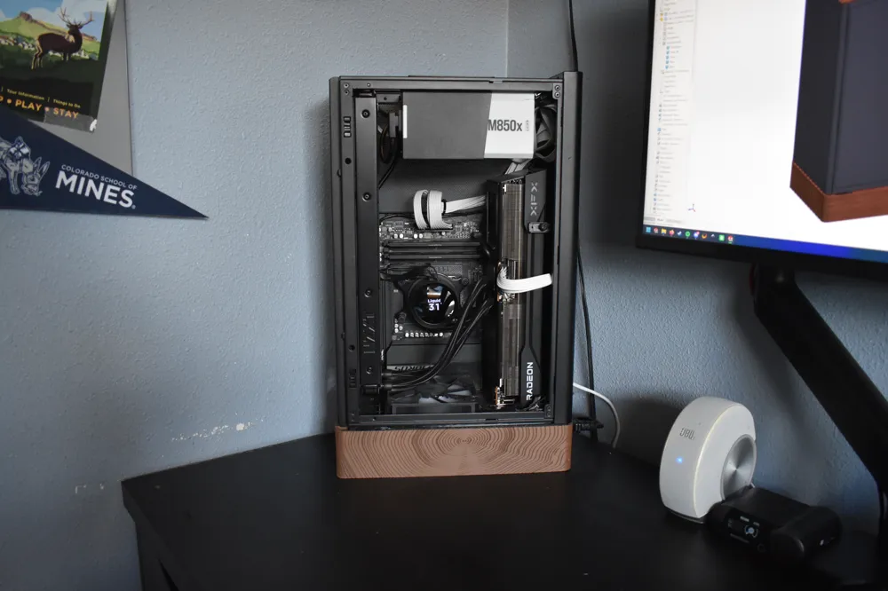 Lian Li A3-mATX Vertical Stand - Free 3D Print Model - MakerWorld