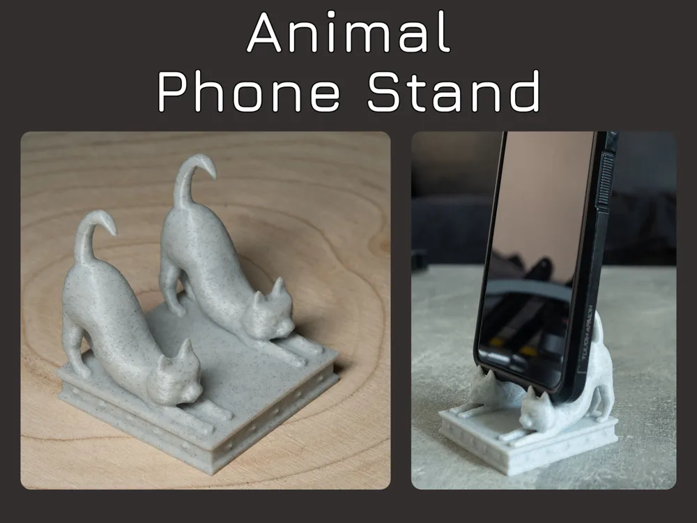 Animal Frenzy Phone Stand by Leif3D - MakerWorld