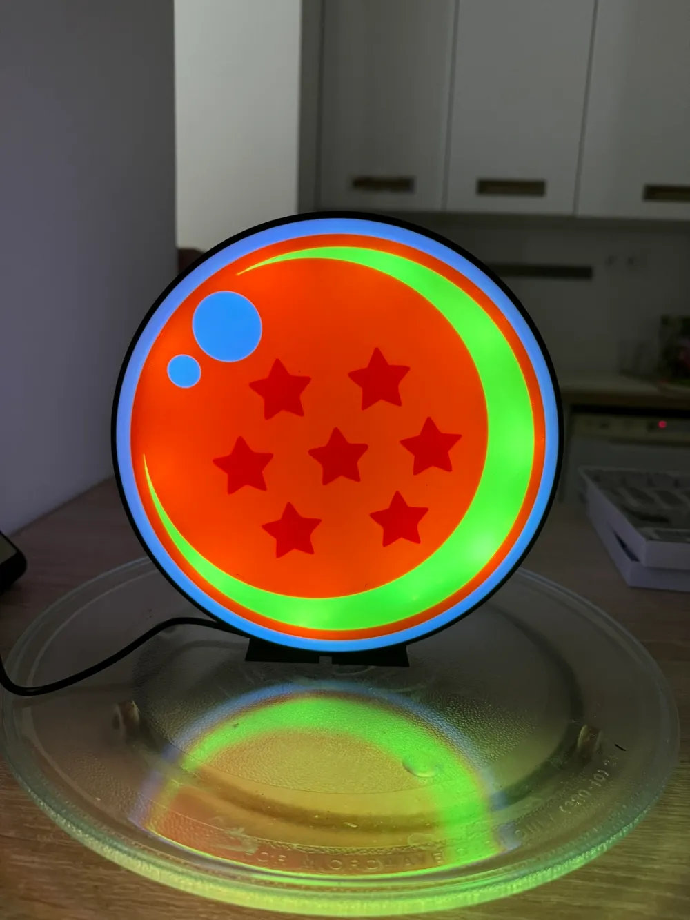 Lightbox lamp DBZ Dragon ball Z LED v2 by guillaume76620 - MakerWorld