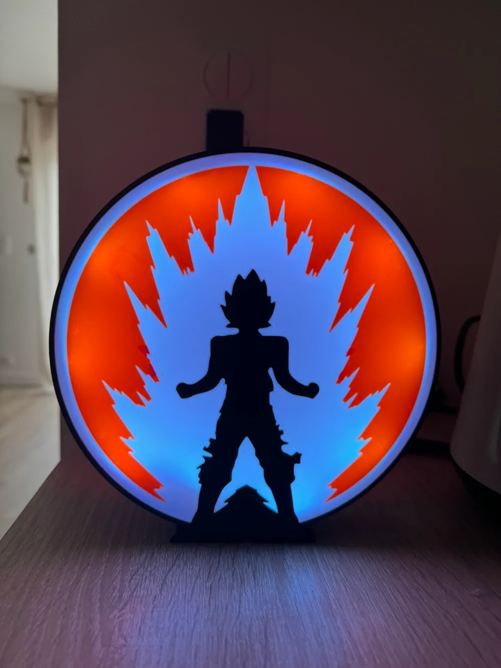 Lightbox lamp DBZ Dragon ball Z LED v2 by guillaume76620MakerWorld ...