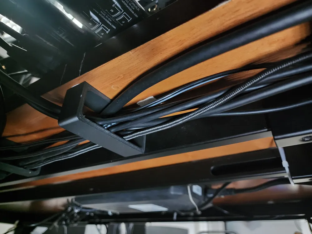 Desk Cable Management Ring - Free 3D Print Model - MakerWorld