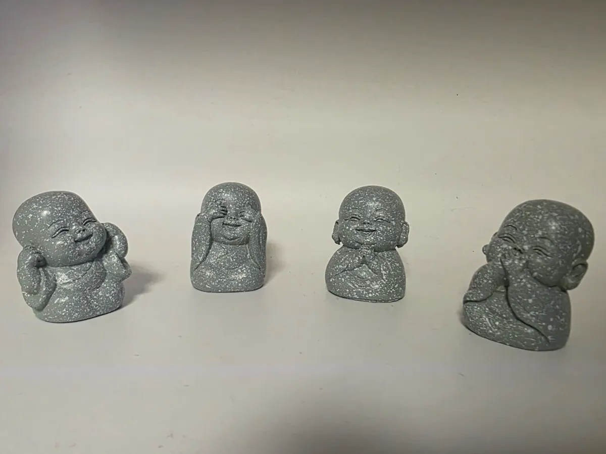 4 Budas bebés, no ven, no hablan, no oyen - Modelo de impresión 3D ...