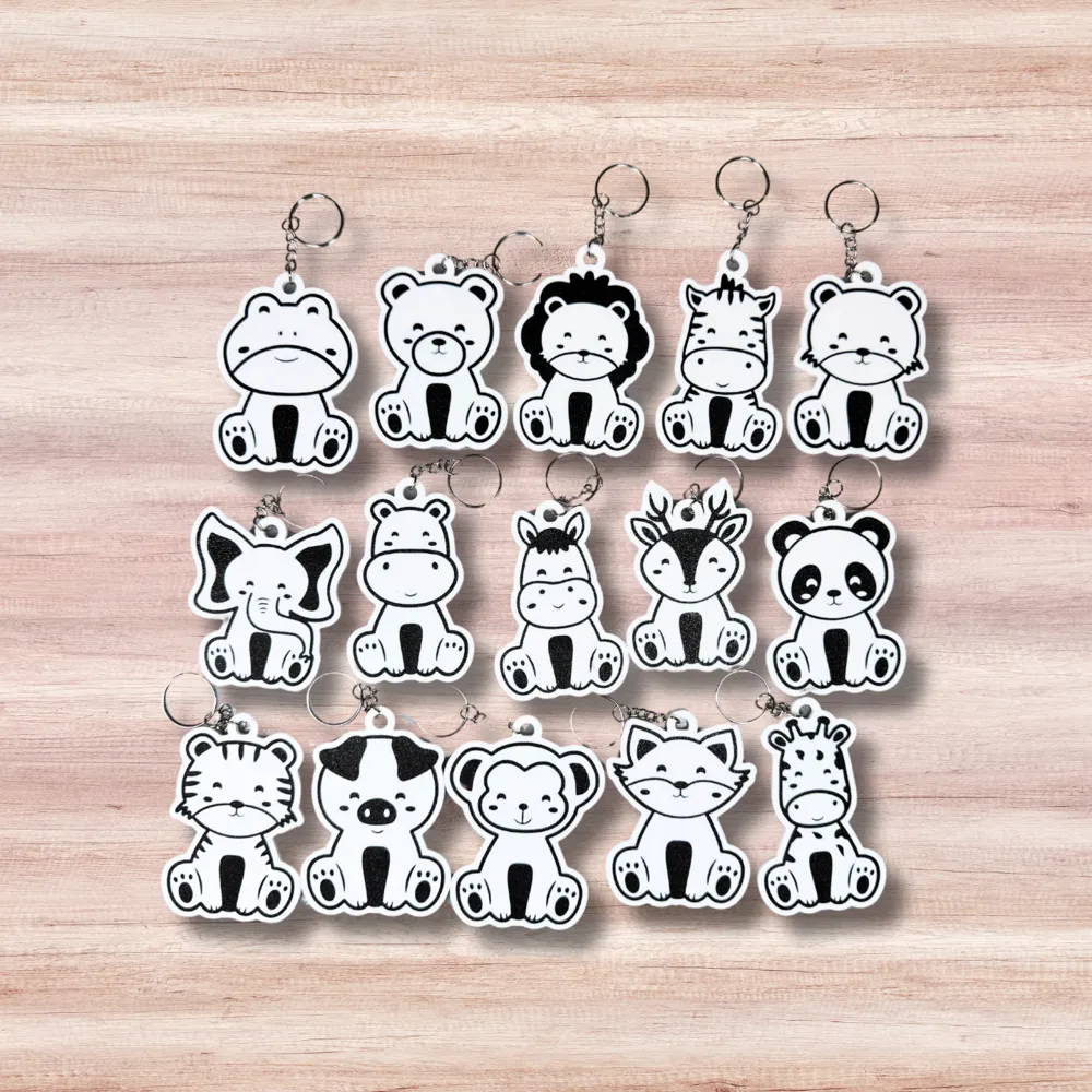 Animal keychain bundle 15 types by Berry - MakerWorld
