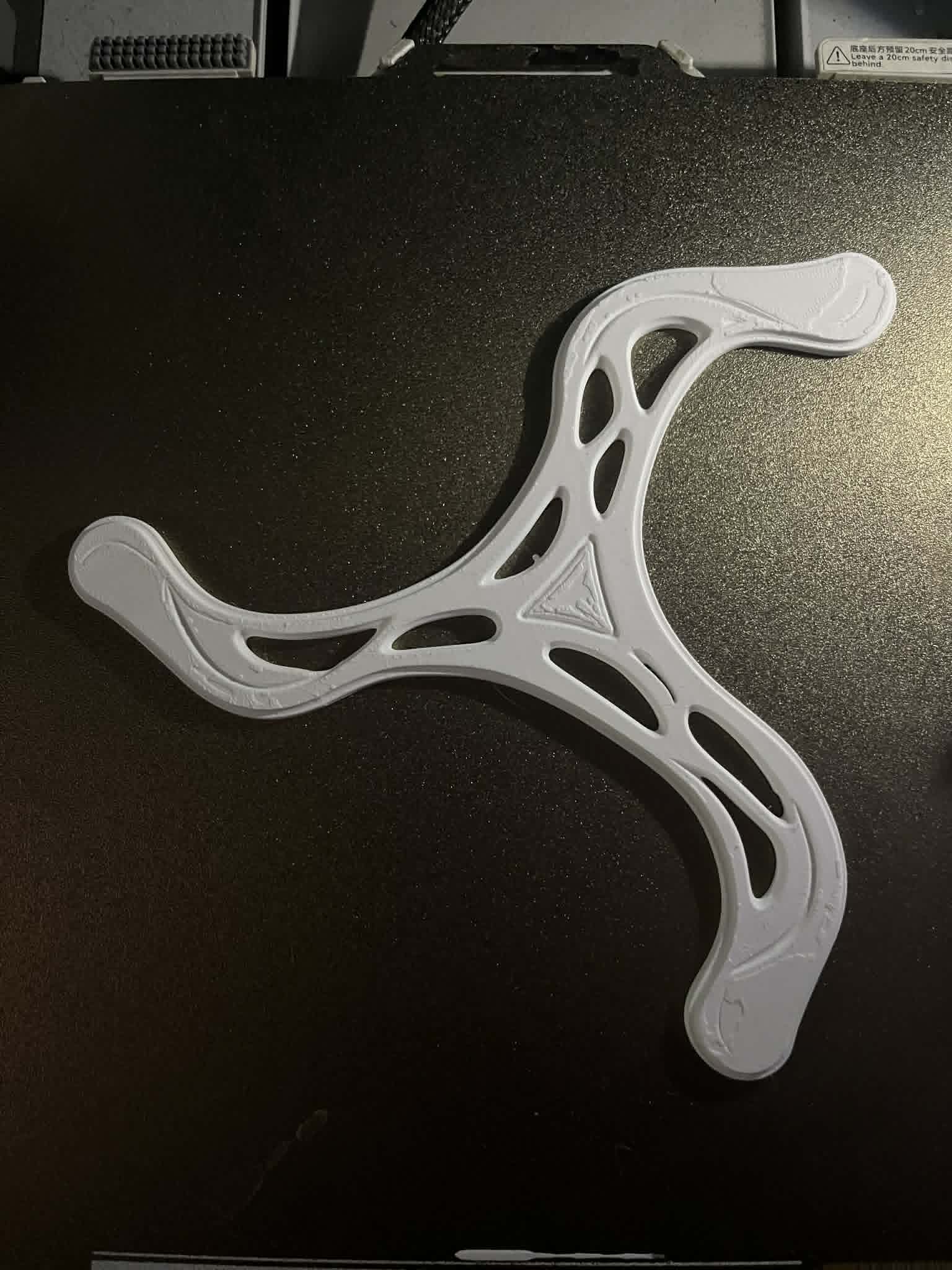 Trinity Arc Boomerang - Free 3D Print Model - MakerWorld