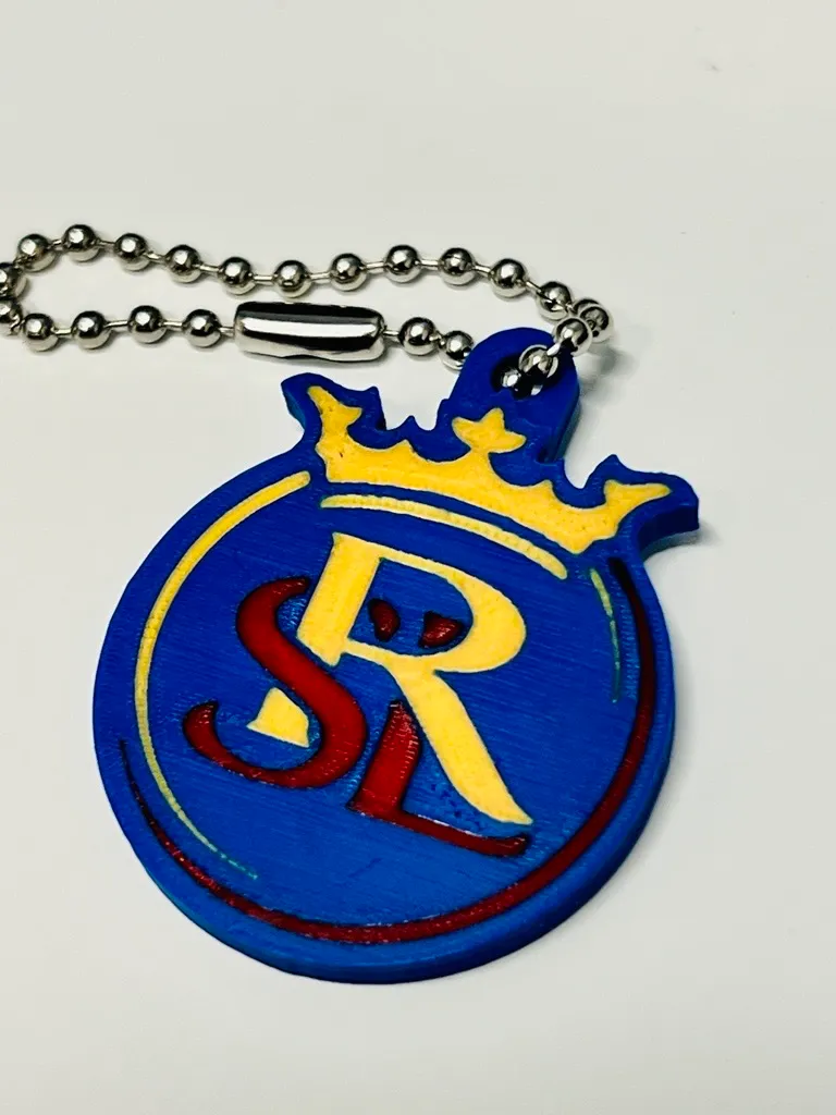 RSL (Real Salt Lake) Keychain and Backpack Dangler by thecreationquarry ...