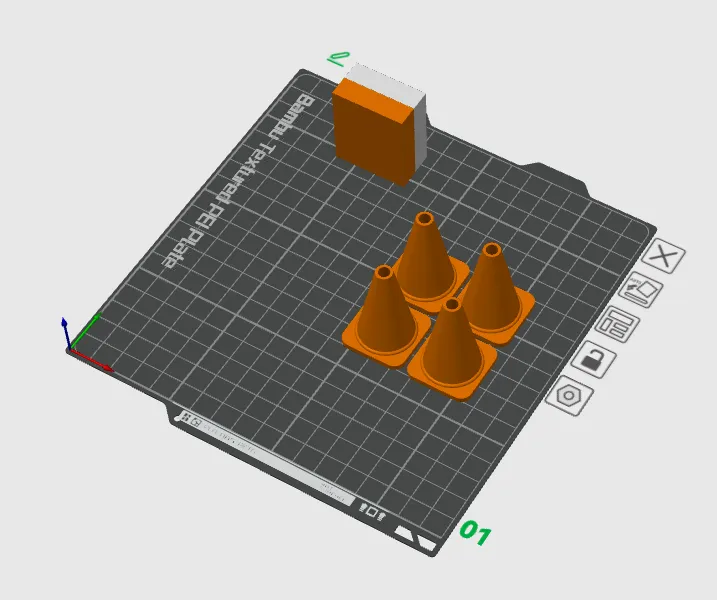 Miniature traffic cone for remote-controlled vehicles by design3d ...