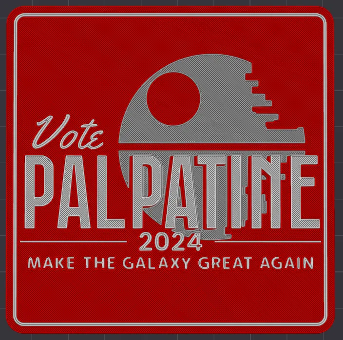 Palpatine 2024 Vote Coasters by Jean_Mi_Coaster & Co. MakerWorld ...