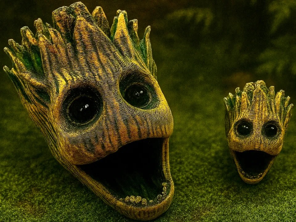 Tree Spirit Duo - Free 3D Print Model - MakerWorld