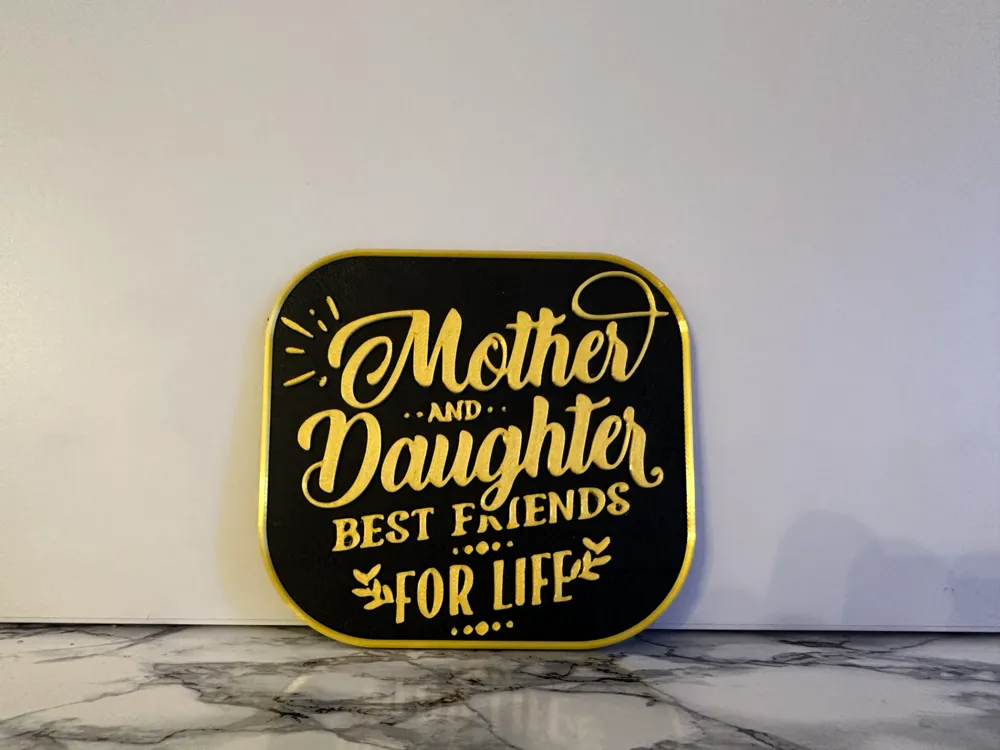 Mother and daughter sign by mr-jeppe - MakerWorld