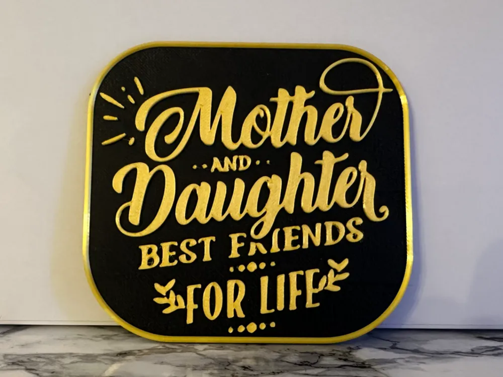 Mother and daughter sign by mr-jeppe - MakerWorld