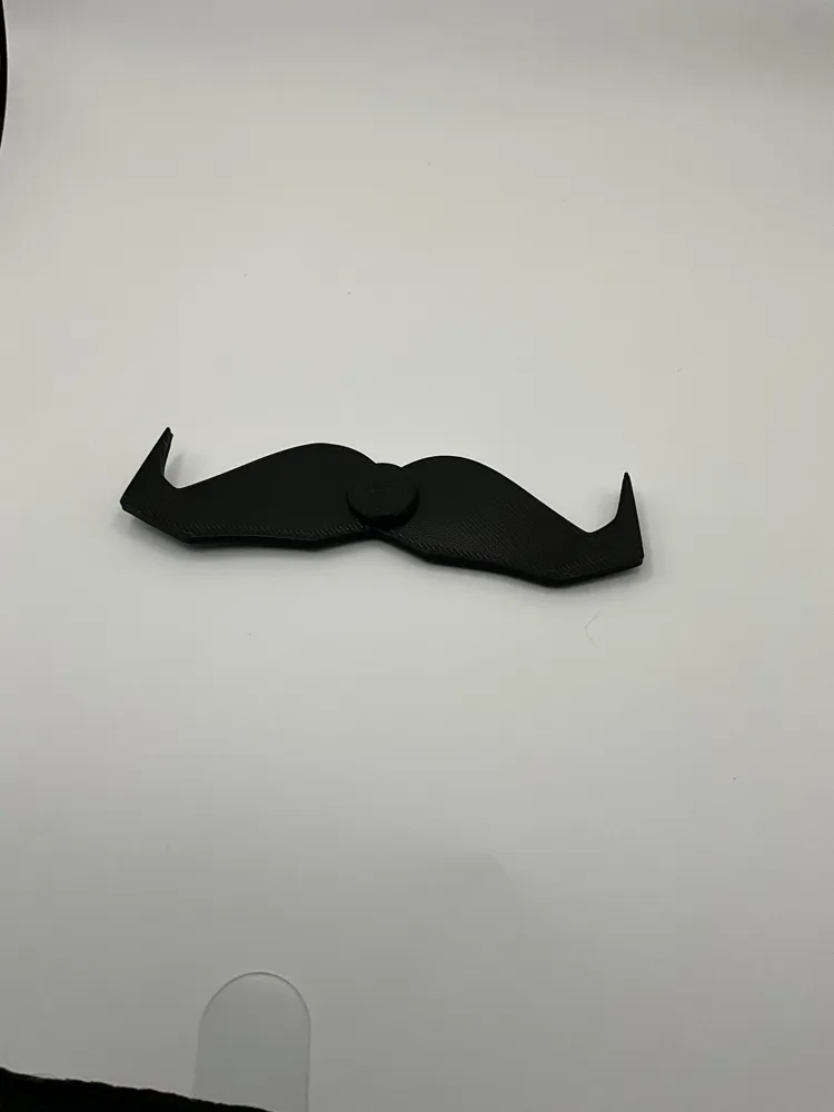 Movember Moustache / Mustache Fidget Spinner - Free 3D Print Model ...