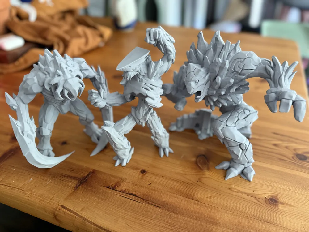 Stone Golem, Thunderclast 1 - Free 3D Print Model - MakerWorld