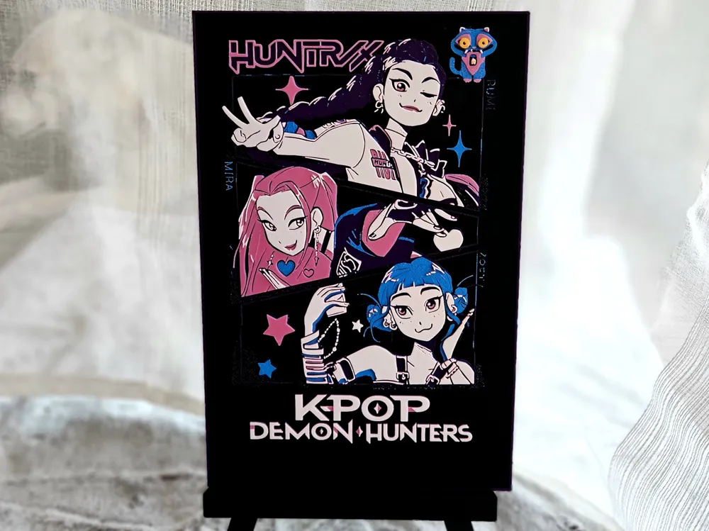 KPop Demon Hunters - Poster by C3D MakerWorld: Download Free 3D Models