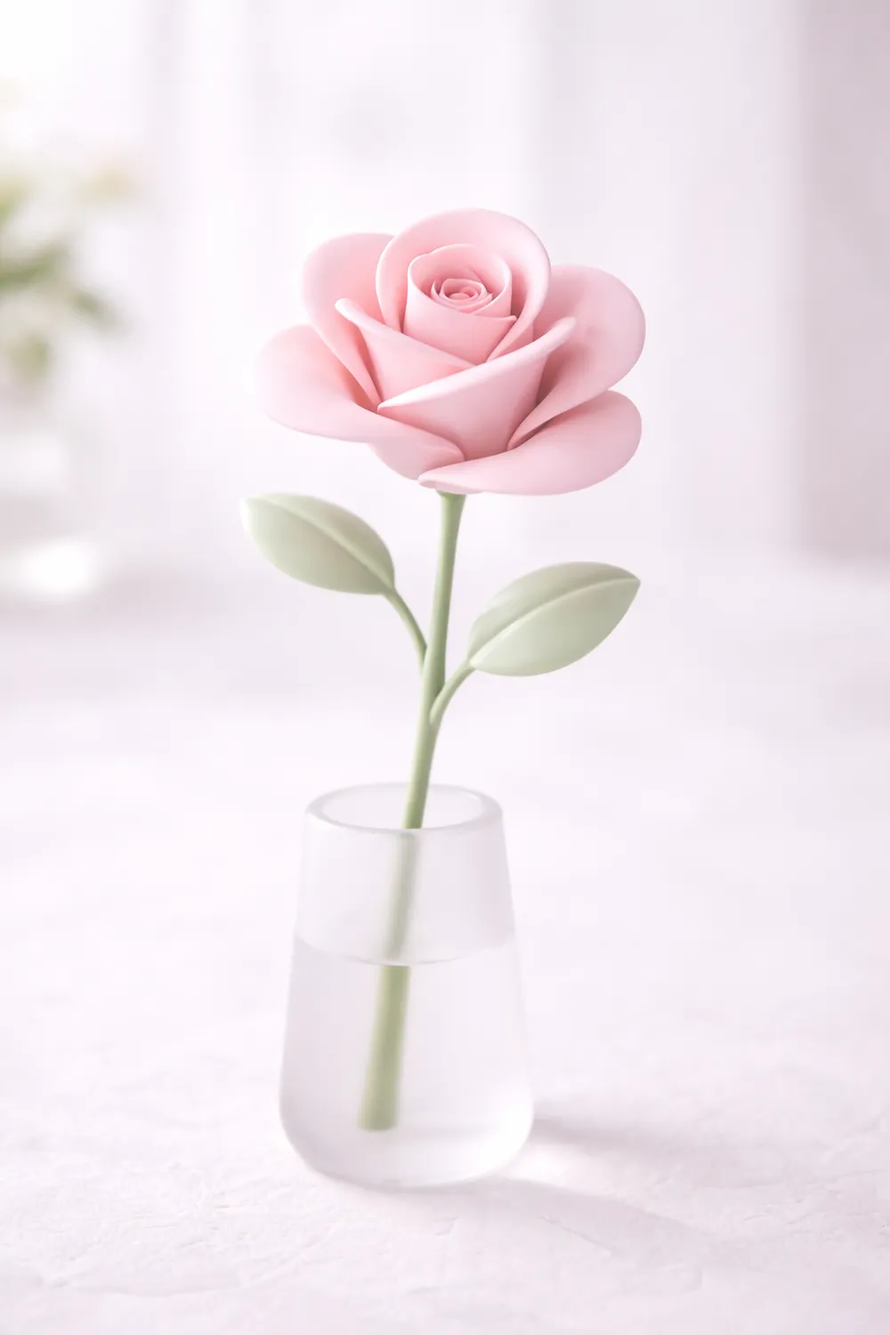 Beautiful rose flower for Valentine's Day - Free 3D Print Model ...