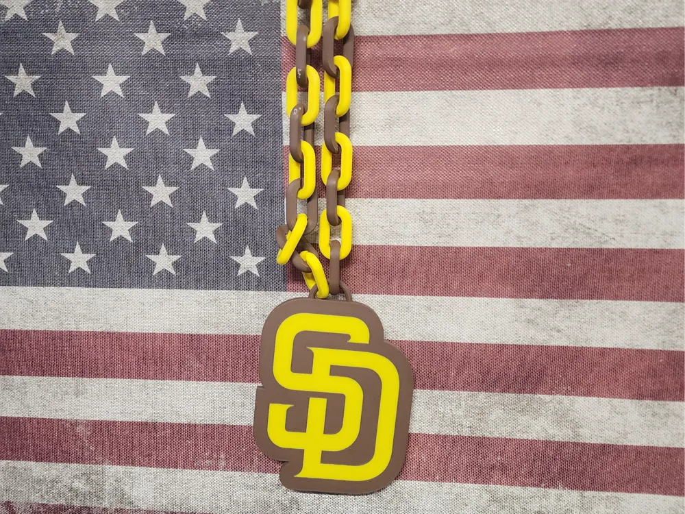 San Diego Padres Swag Chain by The Printed Ideas MakerWorld: Download ...