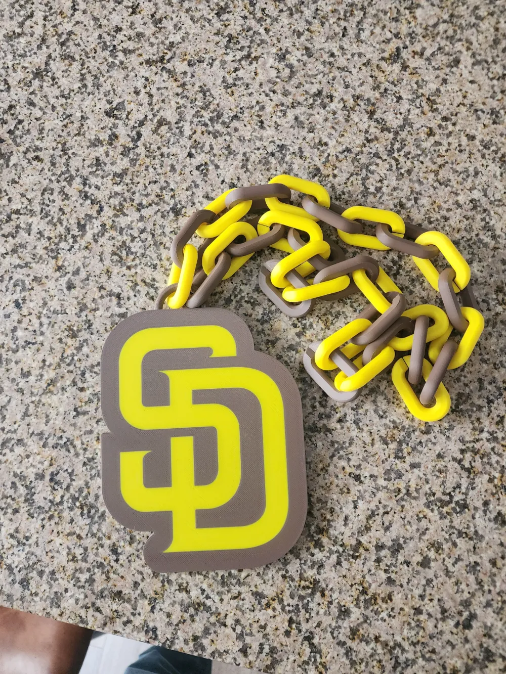 San Diego Padres Swag Chain - Free 3D Print Model - MakerWorld