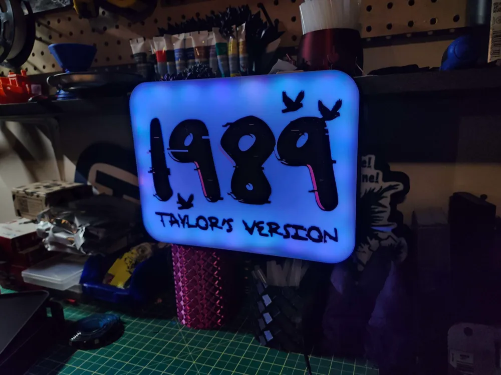 Taylor Swift 1989 Light Box / Wall Art by Tri-3D - MakerWorld