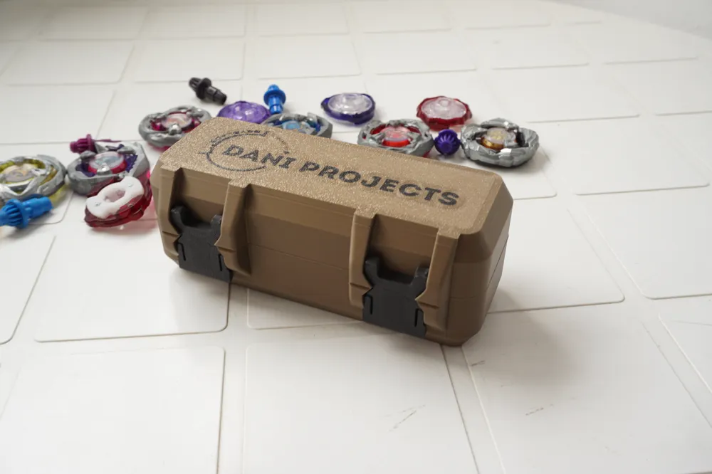 High Rugged Beyblade X Deck Box - Free 3D Print Model - MakerWorld