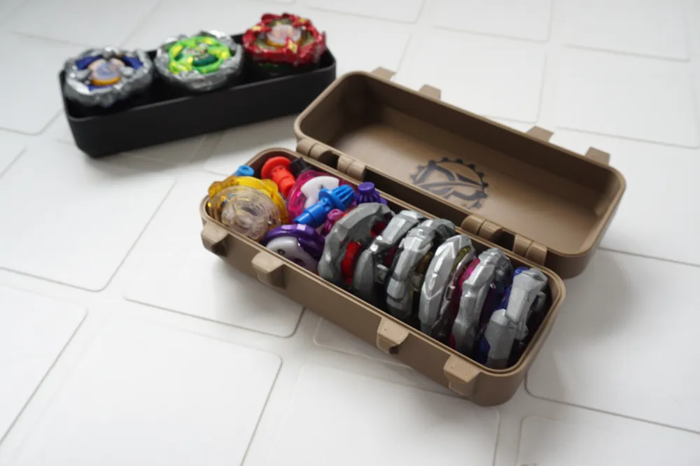 High Rugged Beyblade X Deck Box - Free 3D Print Model - MakerWorld