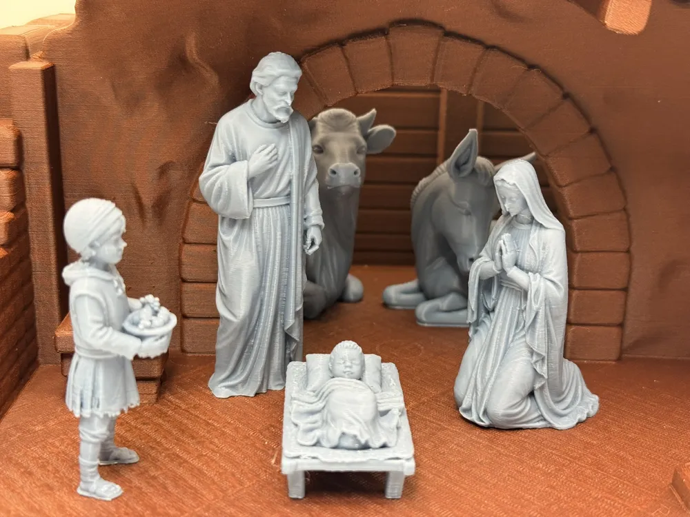 “Nativity Scene – Traditional Christmas Stable” by Mysstra3Dart ...