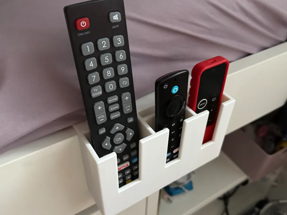 Bedside Hanging Hook Over Remote Control Holder by Daniel Overton ...
