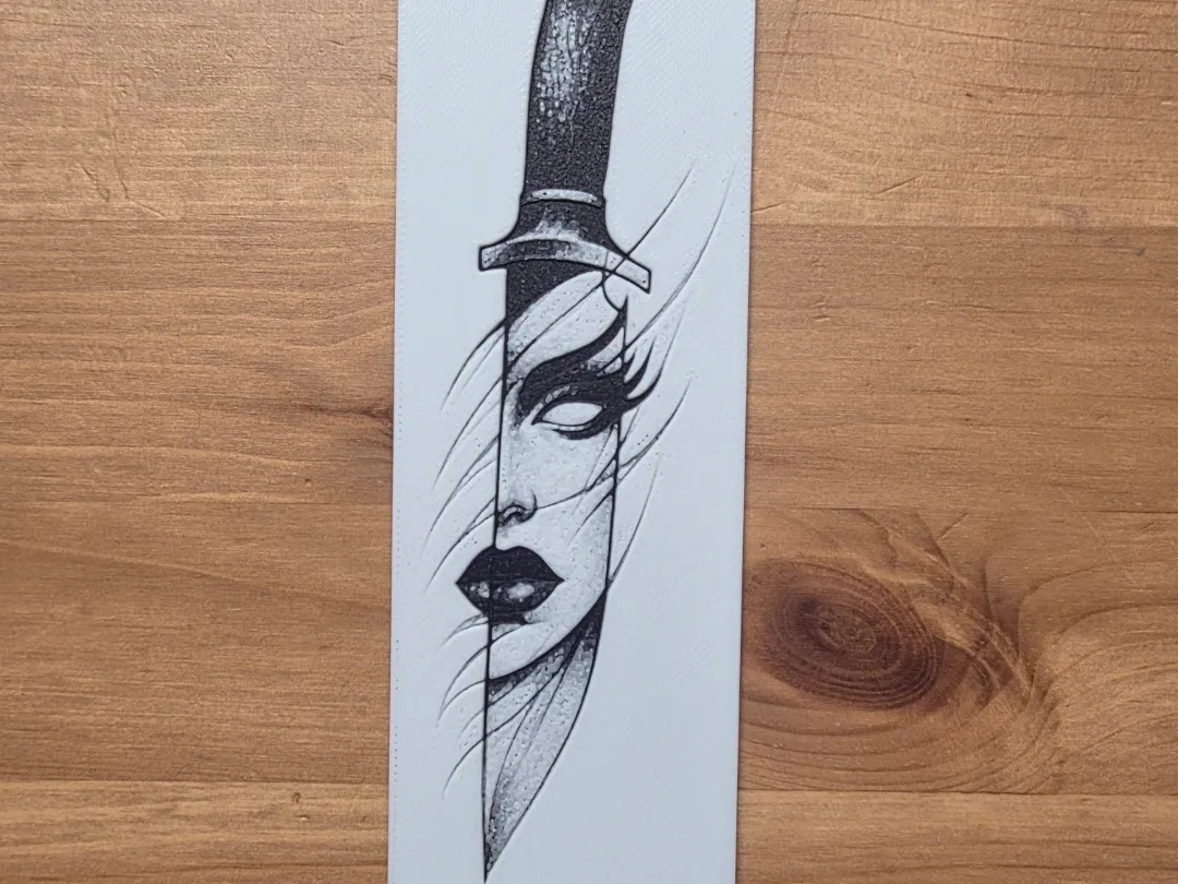 Knife Bookmark - Free 3D Print Model - MakerWorld