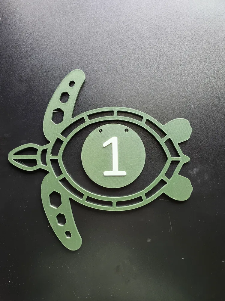 Number Disc for Disc Golf Course Holes 1-18 - Free 3D Print Model ...