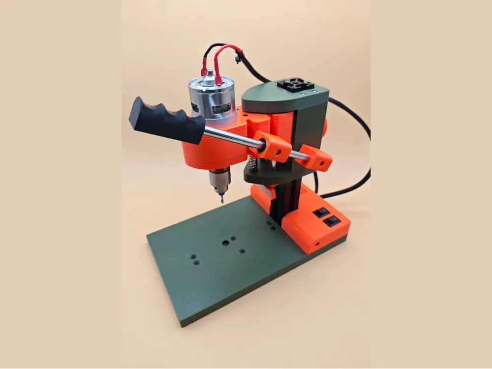 Press drill - mini drill - Free 3D Print Model - MakerWorld