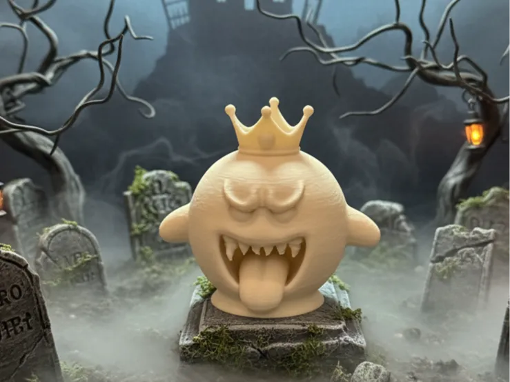 King Boo (from Super Mario) by MiniatureMaker MakerWorld: Download Free ...
