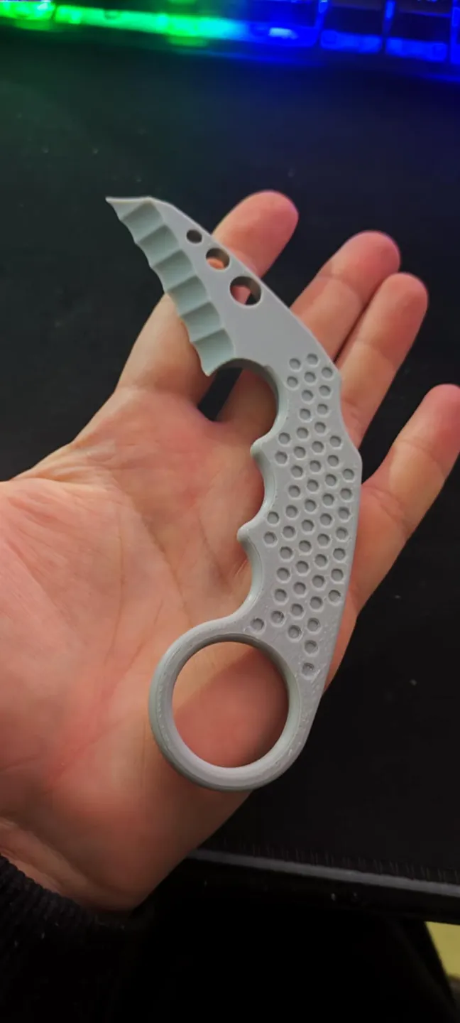 paper cutter karambit knife with handle by Pintoresio_CZ - MakerWorld