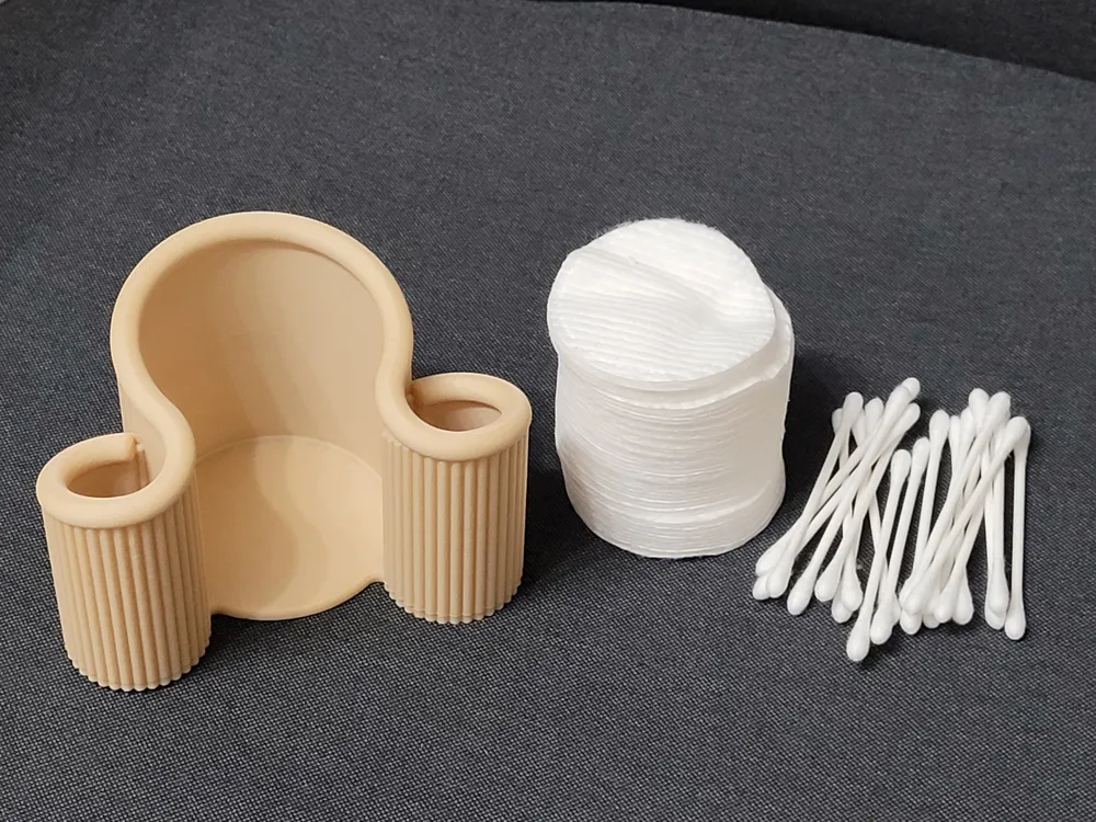Q-tip and cosmetic pads container - Free 3D Print Model - MakerWorld