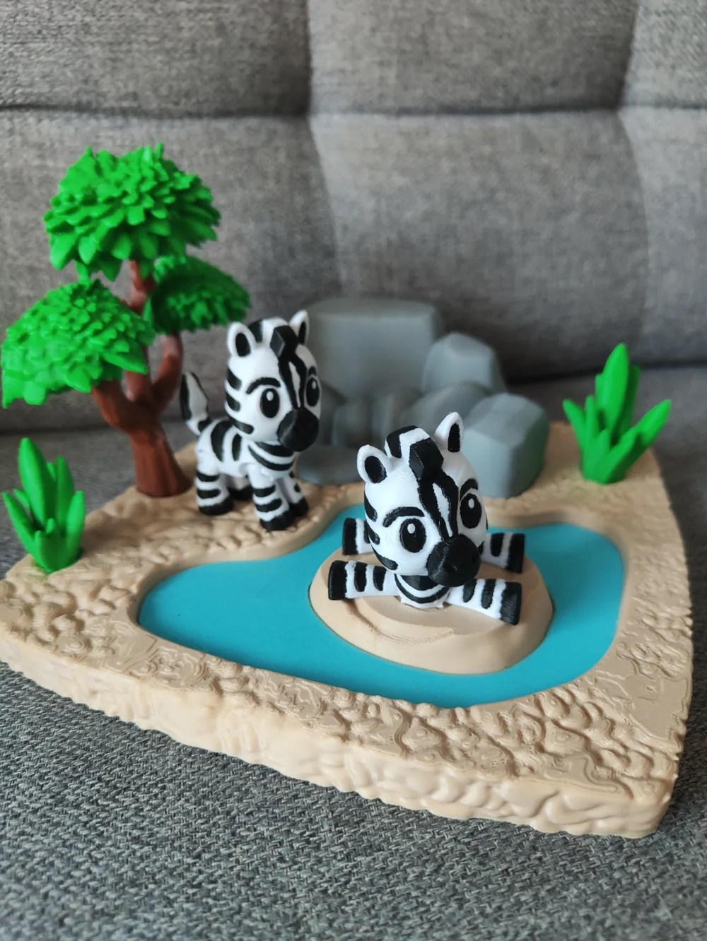Flexi Zebra Mini Safari – Kostenloses 3D-Druckmodell – MakerWorld