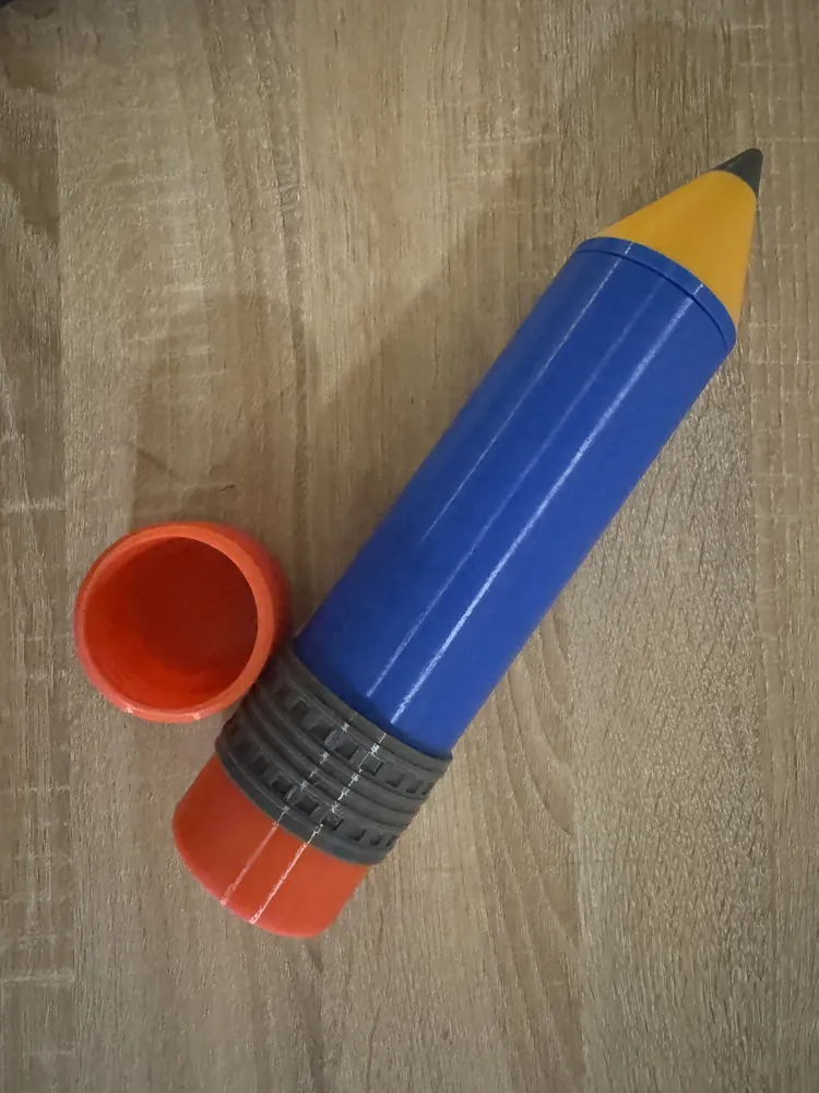 Twistable Pencil Case w/ Two Compartments! by The Philosopher - MakerWorld