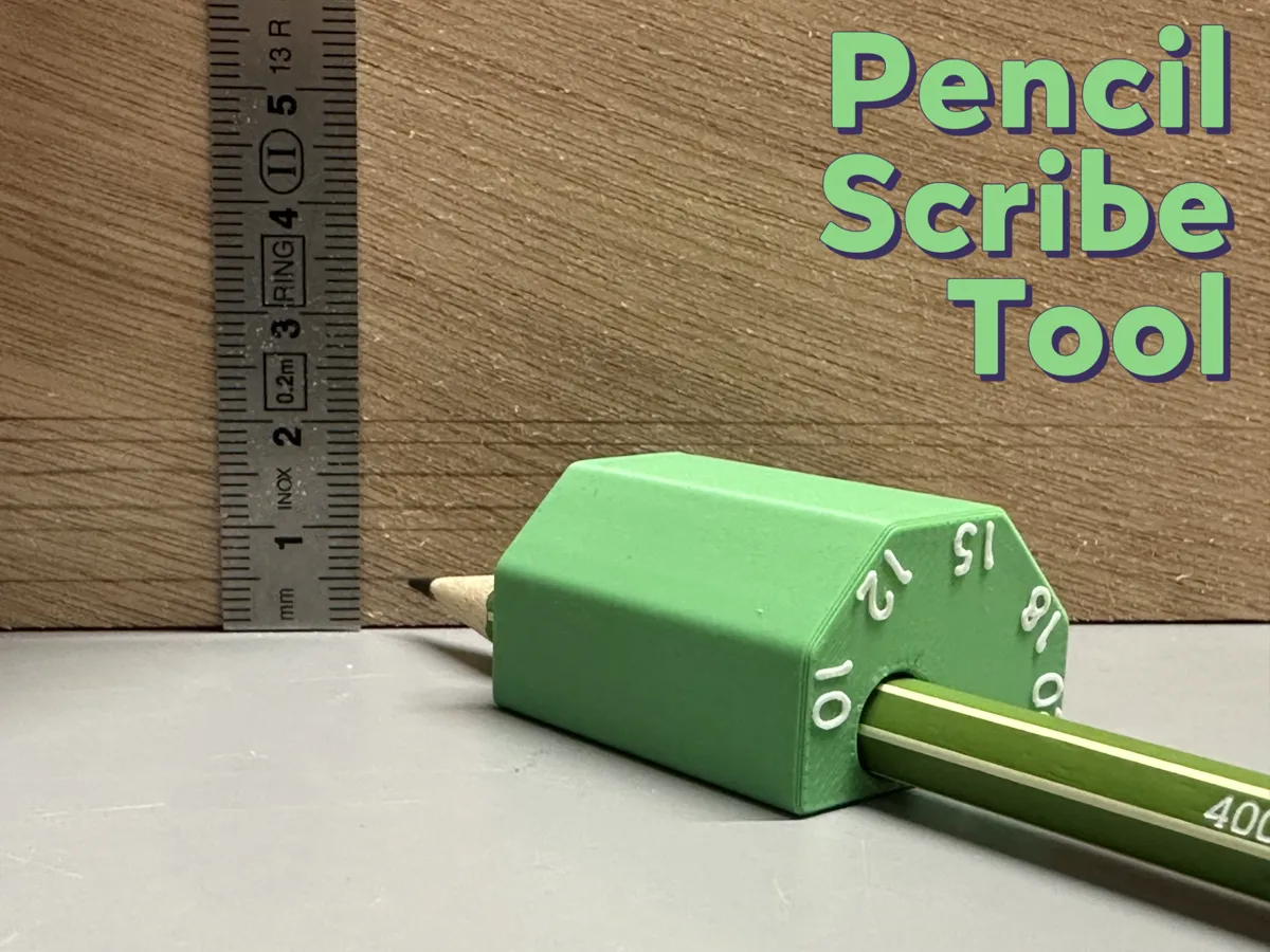 Pencil Scribe Tool (Metric and Imperial) - Free 3D Print Model - MakerWorld