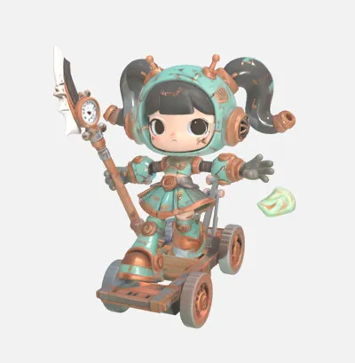 Personified Chinese Chess Piece - The Chariot by 炒面大王 - MakerWorld