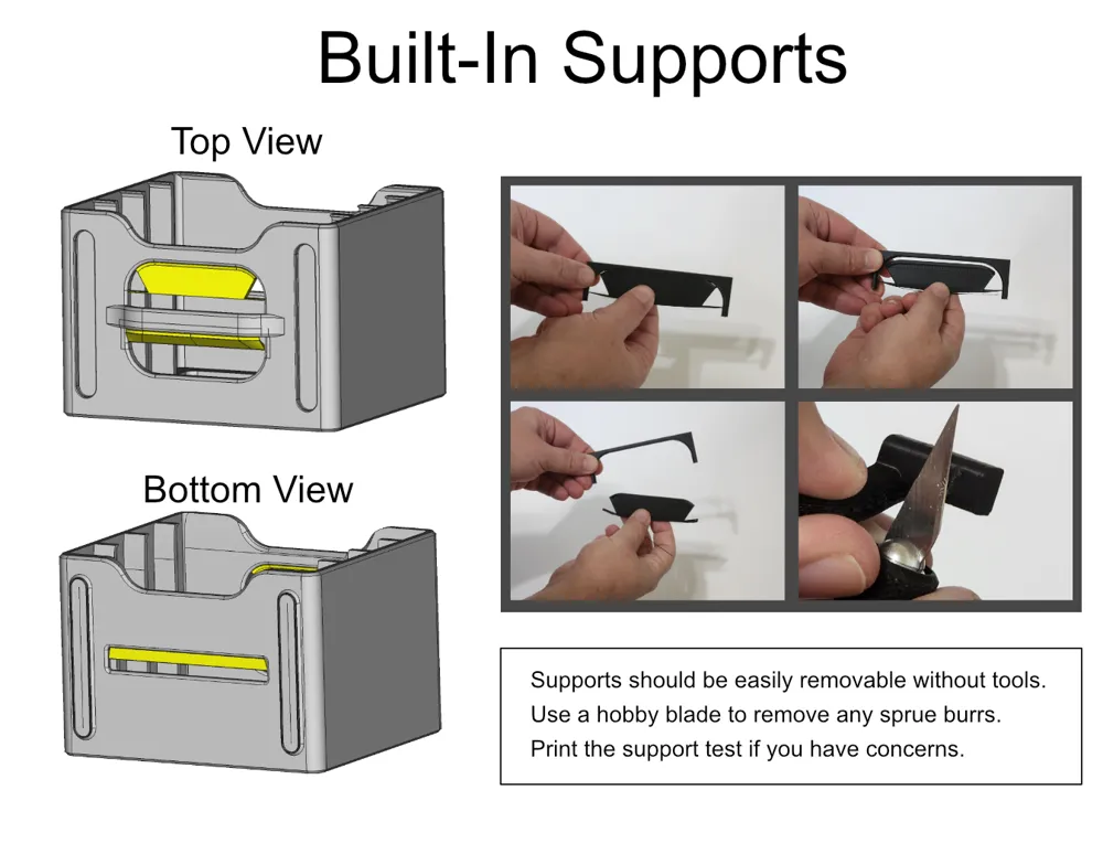 Stacking Shelf for Tiny Bins Storage Boxes [Wall Mountable] [Parametric] Remixed by jaminv ...