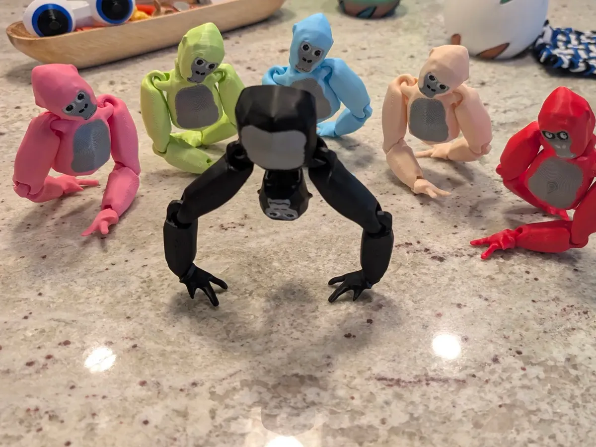 Gorilla Tag Articulated Multi-Color - Free 3D Print Model - MakerWorld