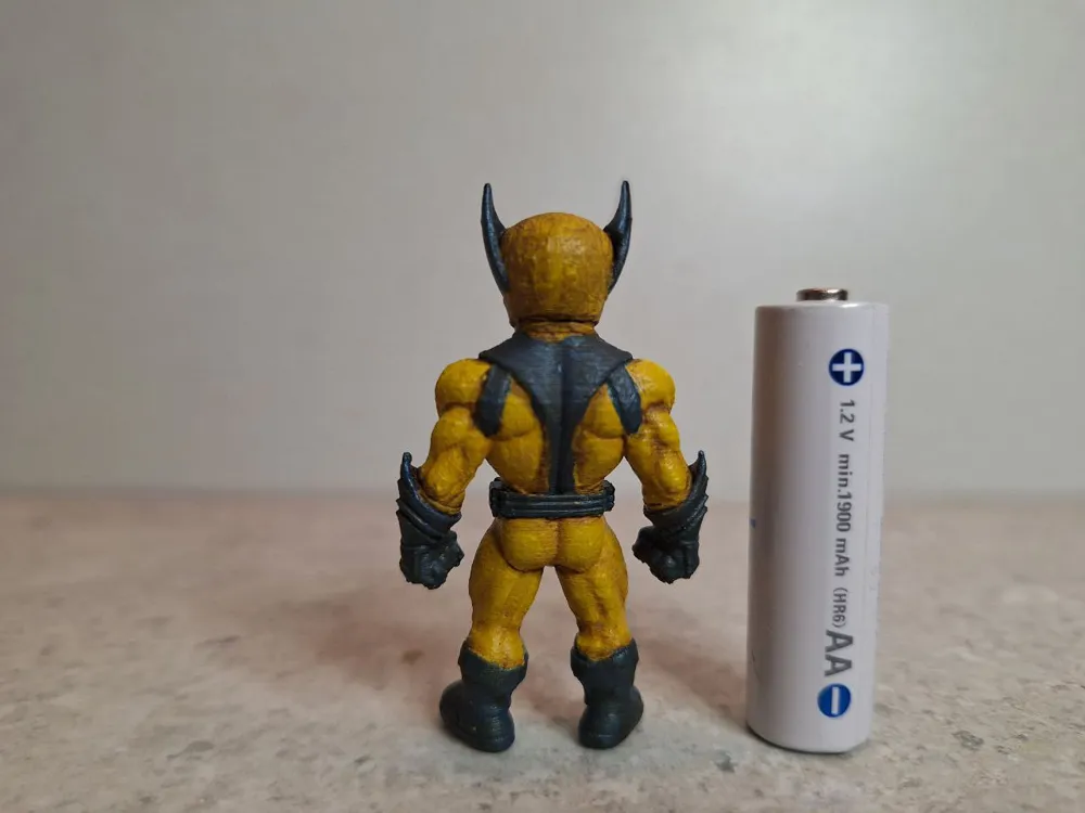 Wolverine Mini Figure - Free 3D Print Model - MakerWorld