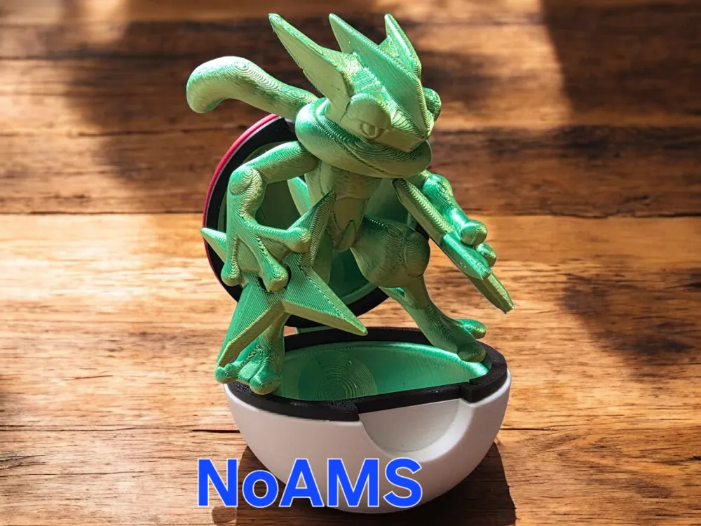 Floating Poké Ball (Greninja) - Free 3D Print Model - MakerWorld