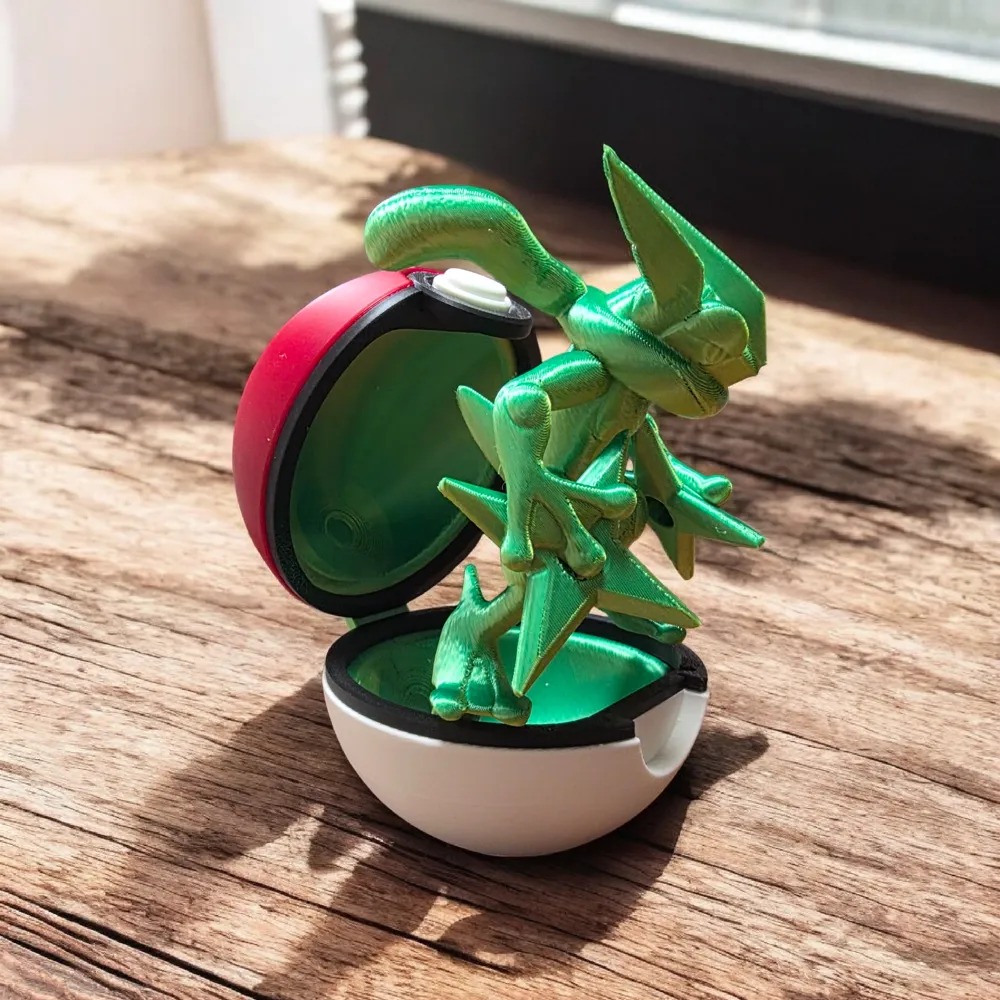 Floating Poké Ball (Greninja) - Free 3D Print Model - MakerWorld