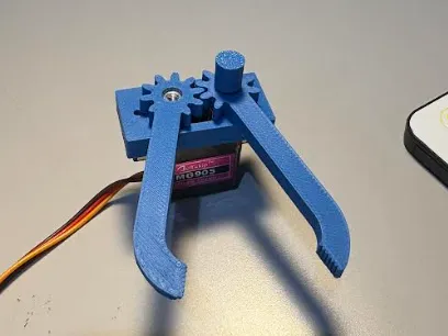 Robot Arm Claw For MG90S Micro Servo Motor by PrintWorks - MakerWorld