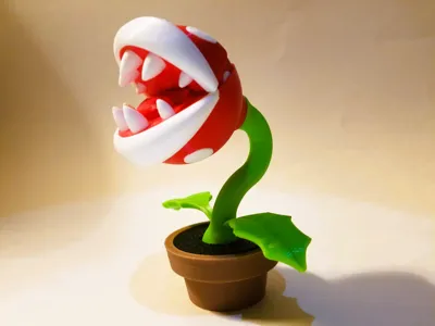 Piranha Plant - Chomping Fidget Toy by N426 MakerWorld: Download Free ...