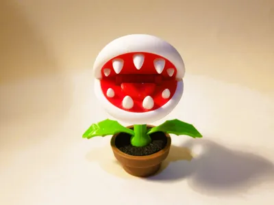 Piranha Plant - Chomping Fidget Toy by N426 MakerWorld: Download Free ...