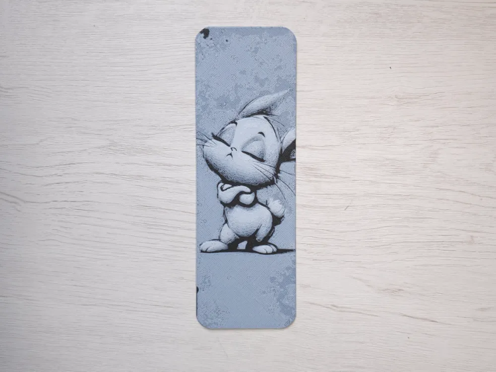 Angry Rabbit Bookmark by Atrus Design - MakerWorld