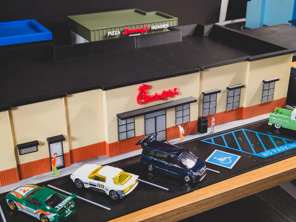 Chick-fil-A Model Set - 1:64 Scale Diorama by LAYRLAB MakerWorld ...